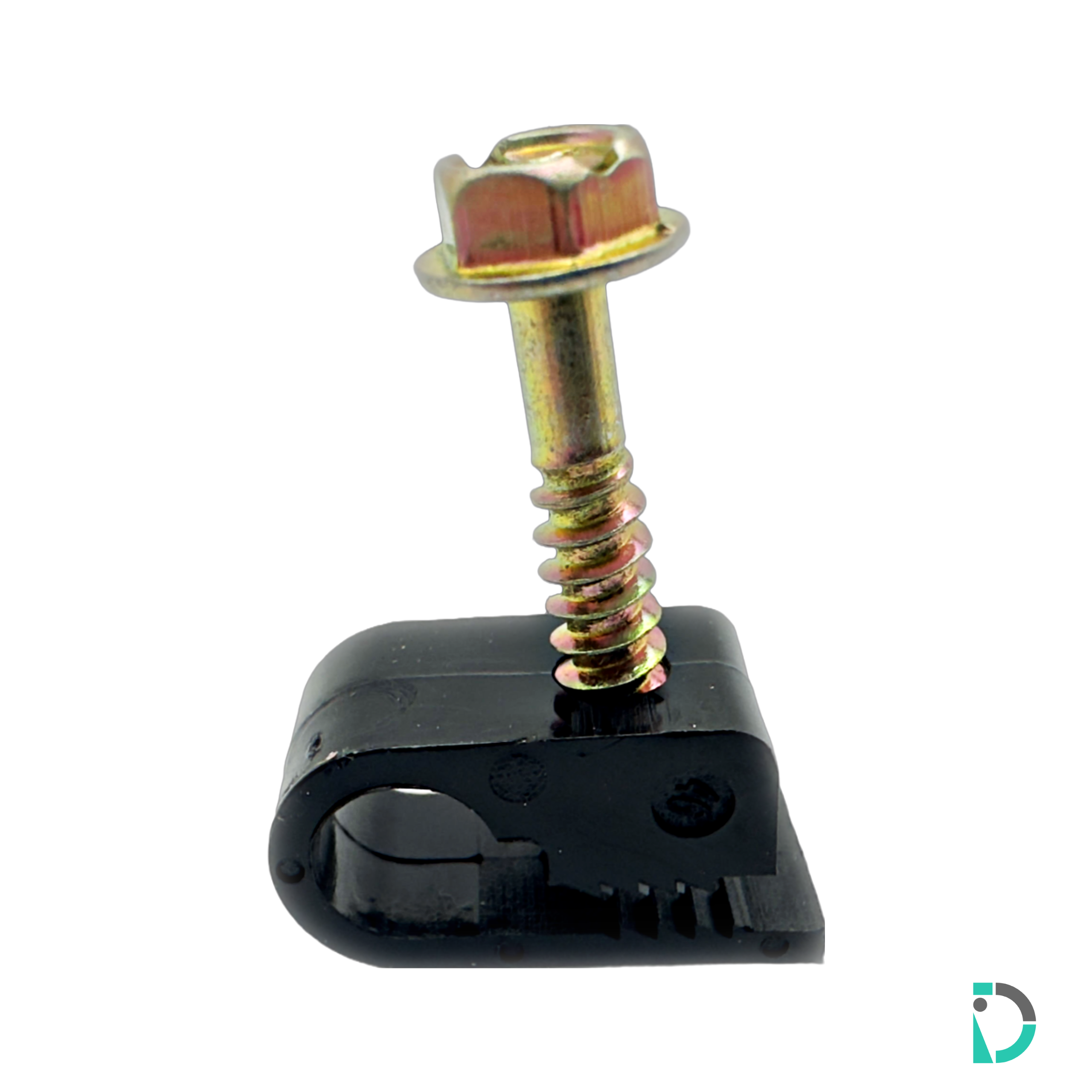 1/4" Tubing Clips with Self-Tapping Screw - Black - 25 Pack – iDirect ...